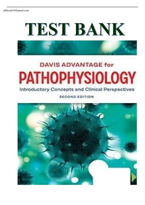 Test Bank Pathophysiology Introductory Concepts And Clinical