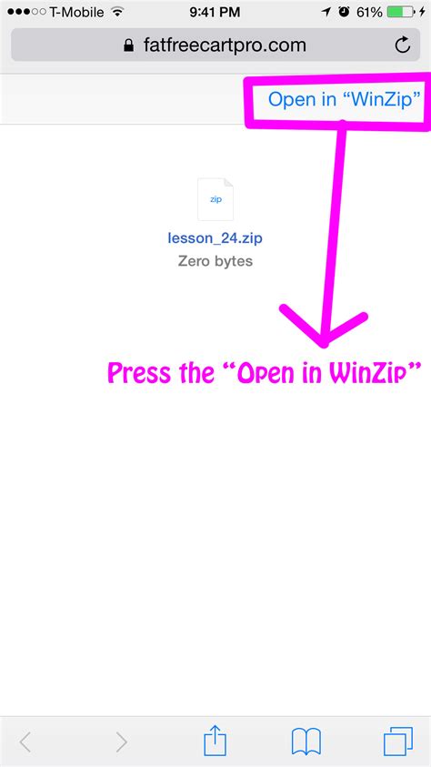 How To Open Zipped File