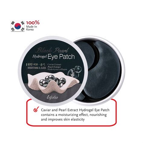 ESFOLIO BLACK PEARL HYDROGEL EYE PATCH | Magicboo Beauty Sdn. Bhd.