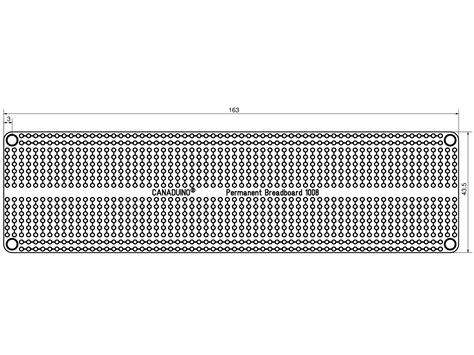 Canaduino Permanent Breadboard L Tie Points Set Of Canaduino