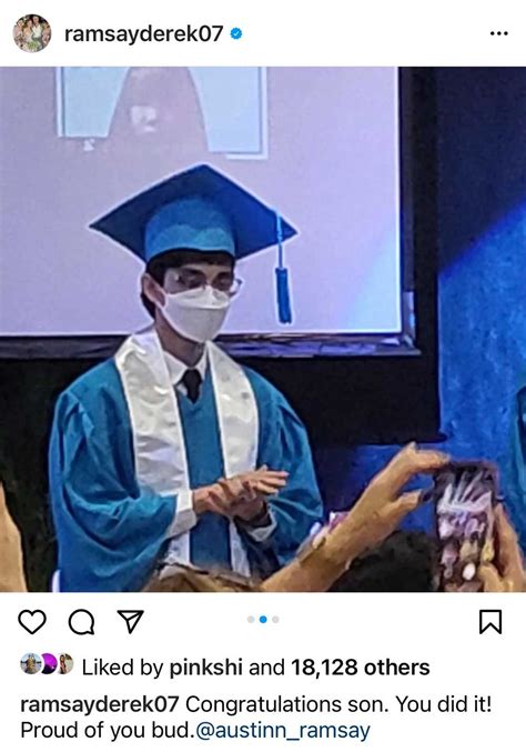 Derek Ramsays Son Austin Graduates From High School Pepph