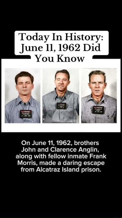 Today In History June 11 1962 Did You Know Youtube