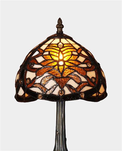 Table Lamp Stained Glass In Tiffany Style Baroque Night Stand Lamp