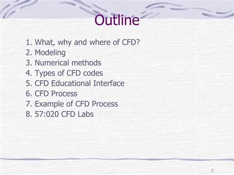 ppt introduction to computational fluid dynamics cfd powerpoint