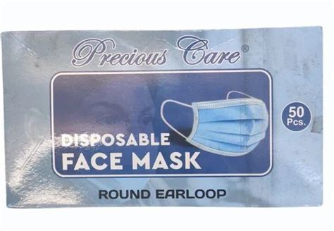 Disposable Round Earloop Face Mask 3 Ply At ₹ 120 Piece In Indore Id