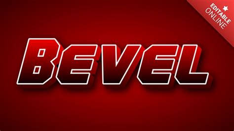 Bevel Text Effect Generator