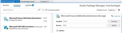 Functions V4 Require A Minimum Version For Supported Extensions