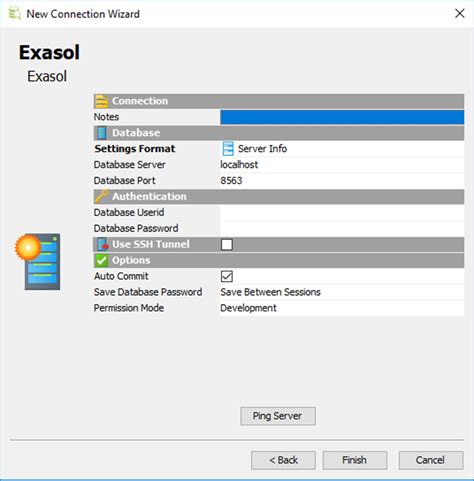 Create Exasol Connection On DbVisualizer Database Management Tool