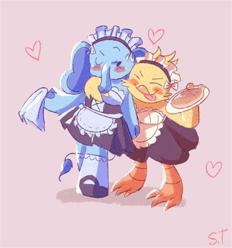 💛kichen Chiken X Bubba Bubbaphant💙 Smilling Critters En 2025 Dibujos Bonitos Dibujos