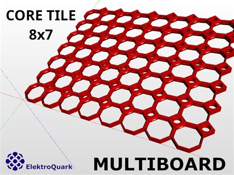 Multiboard 8x7 Core Tile Remixed By Elektroquark Makerworld