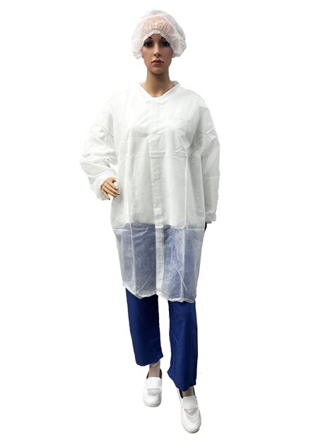 Disposable Pp Labcoat White Cleanstat Pte Ltd