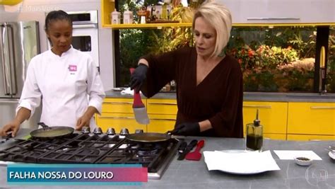 Ana Maria Braga erra receita no Mais você Programa ao vivo é uma festa