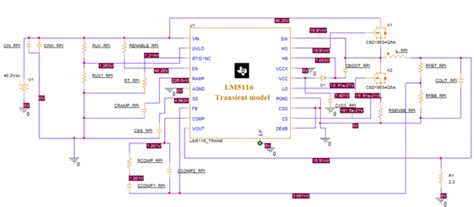 Lm5116 Webench Circuit Model Output Voltage Issue Power Management Forum Power Management
