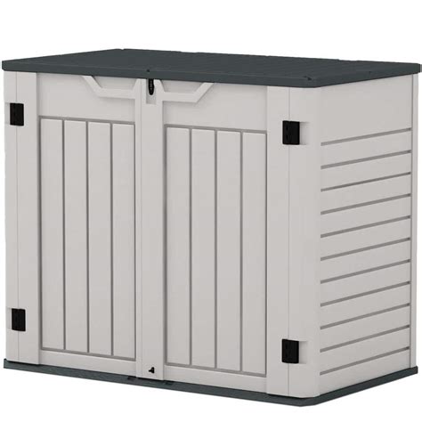 Patiowell 4 Ft W X 2 Ft 5 In D Resin Horizontal Storage Plastic Shed