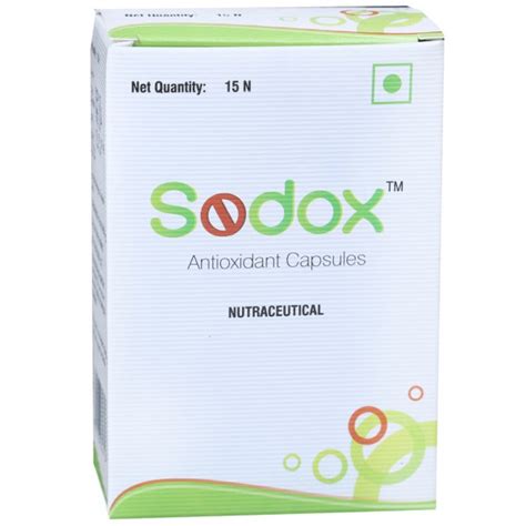 Buy Sodox Capsule 15 Cap Online At The Best Price Sastasundar