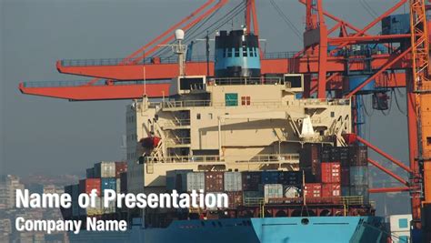Cargo Ship Powerpoint Templates Cargo Ship Powerpoint Backgrounds