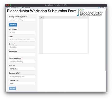 GitHub Bioconductor BiocWorkshopSubmit