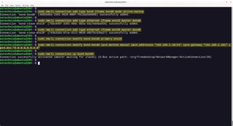 How To Configure Network Bonding In Linux OSTechNix