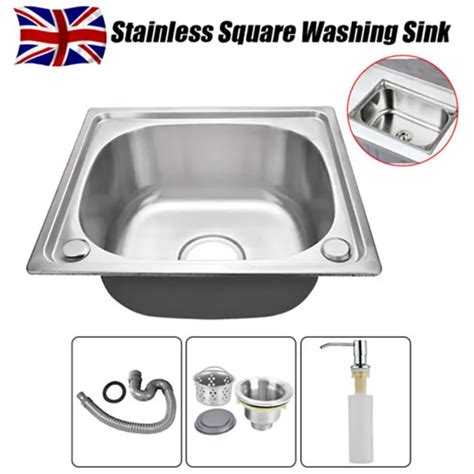 Ultimate Single Bowl Square Stainless Steel Kitchen Laundry Sink