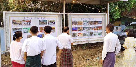 ကျောက်ဖြူခရိုင်ရုံး မြေစိုက်နံရံကပ်စာစောင်တွင် နိုင်ငံတော်စီမံအုပ်ရေးကောင်စီ၏ ရှေ့လုပ်ငန်းစဉ် ၅