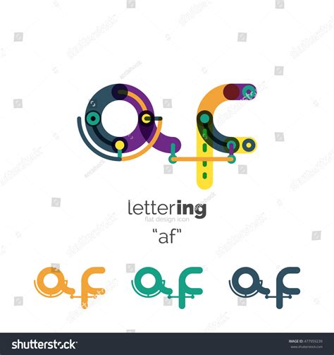 알파벳 문자 글꼴 로고 비즈니스 아이콘 스톡 일러스트 477959239 Shutterstock