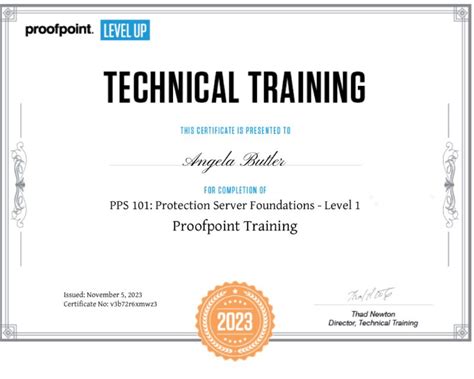 Im Happy To Share That Ive Obtained A New Certification Proofpoint… Angela B