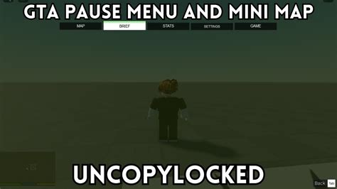 Roblox Gta V Pause Menu And Mini Map Uncopylocked Youtube