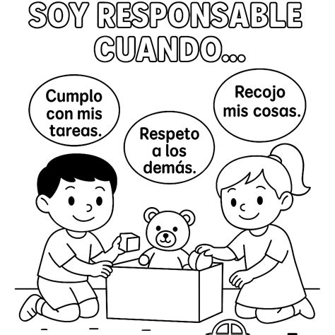 Responsabilidad Para Colorear