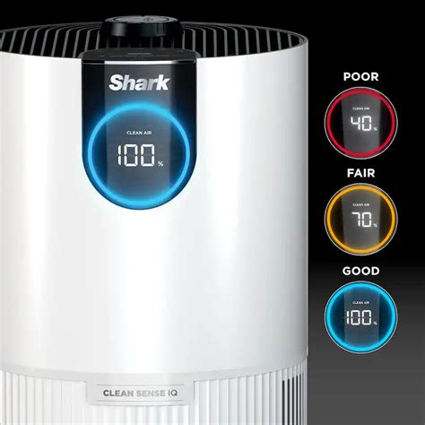 Shark Clean Sense Air Purifier With Odor Neutralizer Technology Hepa