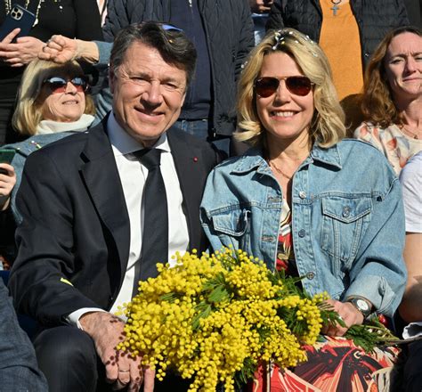 Photo Christian Estrosi Le Maire De Nice Et Sa Femme Laura
