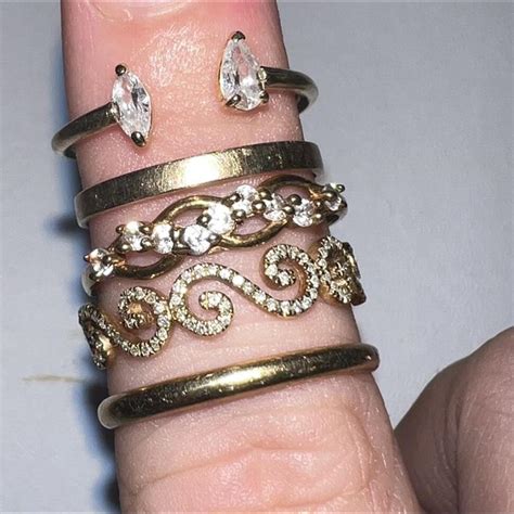 10k Yellow Gold Rings ⭐️ Do Not Buy Listing Please Depop
