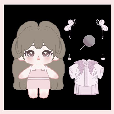 ⪩ Paper Doll ⪨ Tutorial De Arte Conceptual Dibujos Kawaii Pegatinas Bonitas