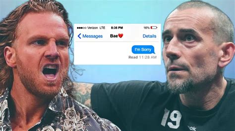 Cm Punk Apologizes To Hangman 🙇‍♂️📱 Youtube