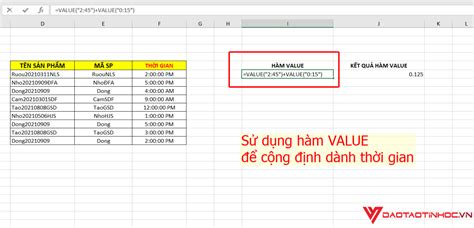 H Ng D N S D Ng H M Value Trong Excel N Gi N