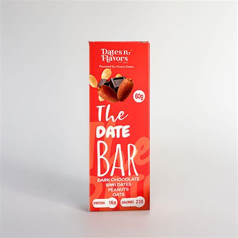 Siwi Dates Energy Bar With Dark Chocolate Power Packed Natural Snack