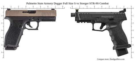 Palmetto State Armory Dagger Full Size S Vs Stoeger Str 9s Combat Size