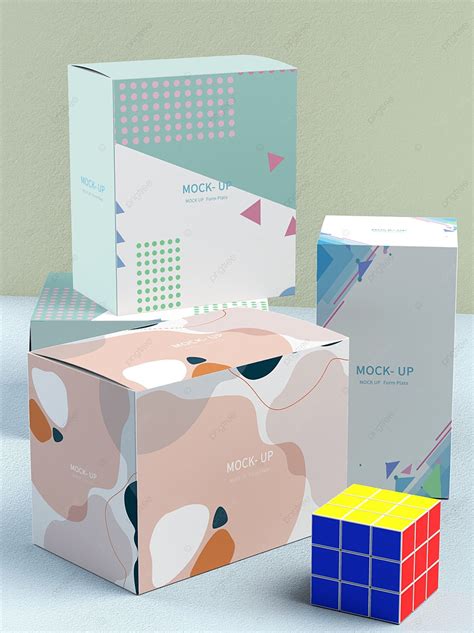 Original 3d Blind Box Prototype Template Download On Pngtree