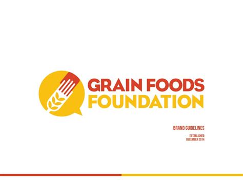 Grain Foods Foundation Branding Style Guides