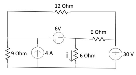 Solved Using The Superposition Theorem In The Circuit Sho Chegg Com