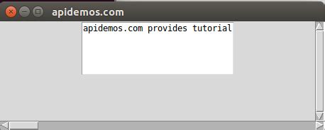 Tkinter Text Scrollbar