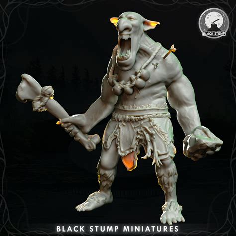 3d Printable Troll 5e Stats Pdf By Black Stump Miniatures