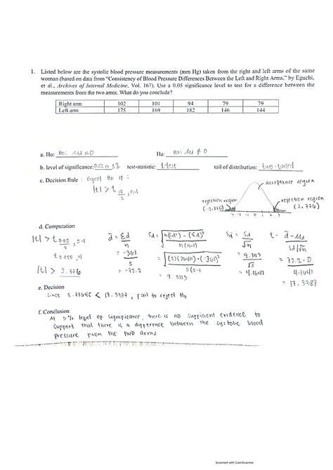 Paired Sampl T Test Introduction To Statistics Studocu
