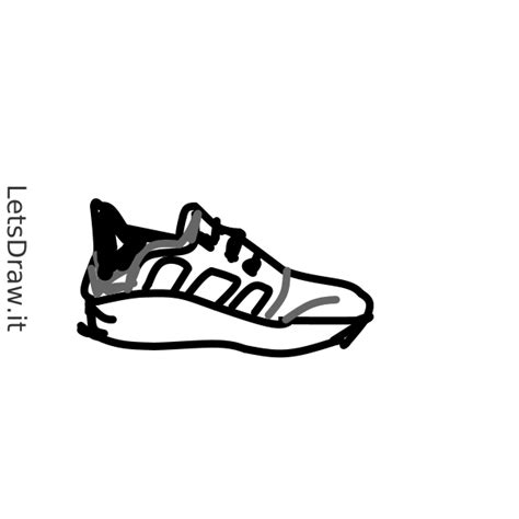 How To Draw Running Shoes At Dean Dill Blog