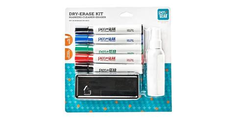 The Dry Erase Kit Includes Markers And Pens