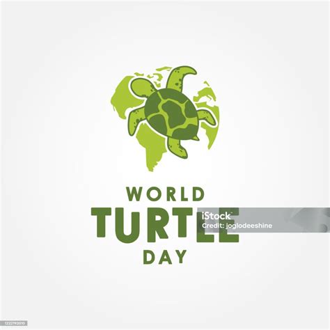世界海龜日向量設計插圖慶祝時刻向量圖形及更多五月圖片 五月 保護 剪裁圖 Istock