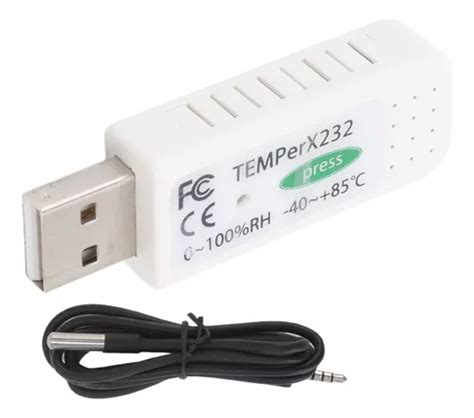 Termómetro De Computadora Usb Higrómetro Registrador De Da Cuotas