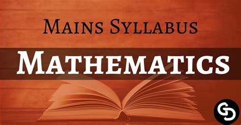Download Upsc Mains Mathematics Optional Syllabus Pdf Upschub