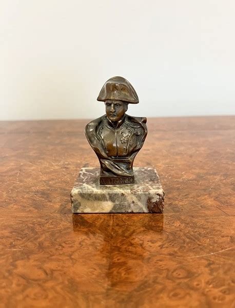 Victorian Small Spelter Bust Of Napoleon Vinterior