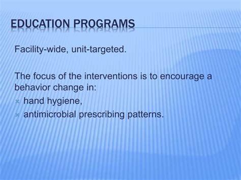 Prevention Strategy For Mdro In Hospital Pptx Infectious Diseases
