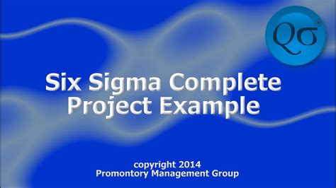Six Sigma Types Of Projects At Aidan Stuart Blog
